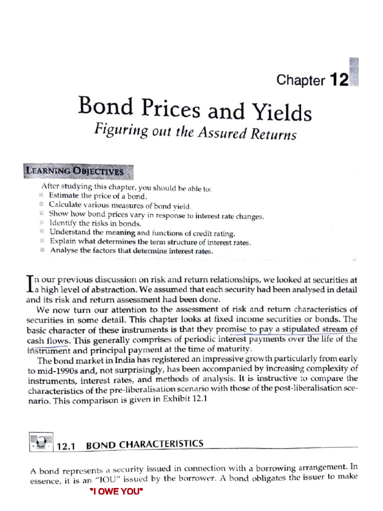 Bond Price And Yield Download Free Pdf Bonds Finance Yield