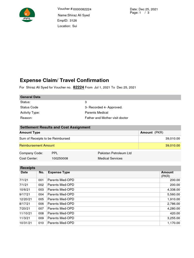 Claim Receipt | PDF | Health Care | Service Industries
