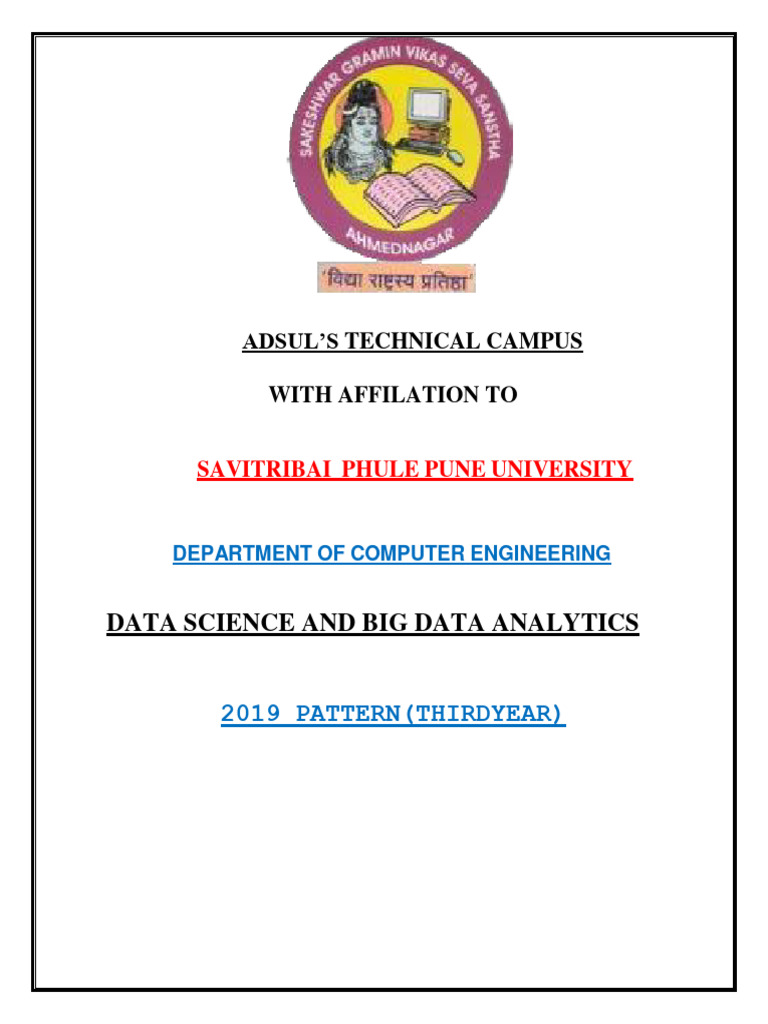 DSBDA Lab Manual | Download Free PDF | Machine Learning | Data