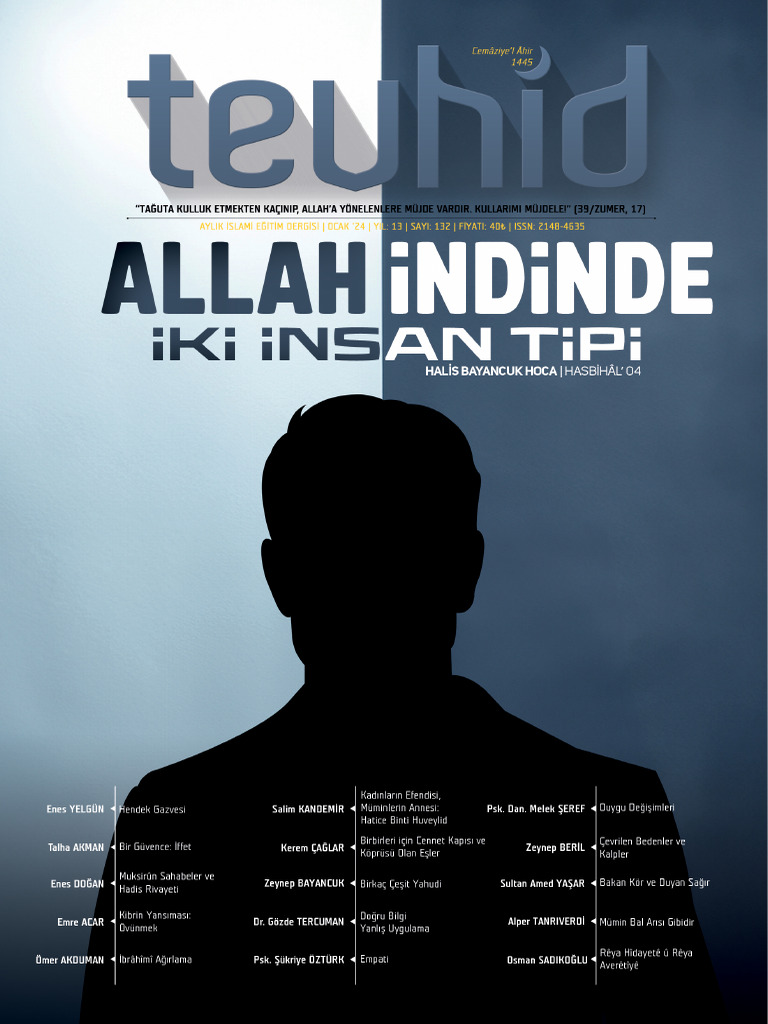 Tevhid Dergisi, Sayı 132 | PDF