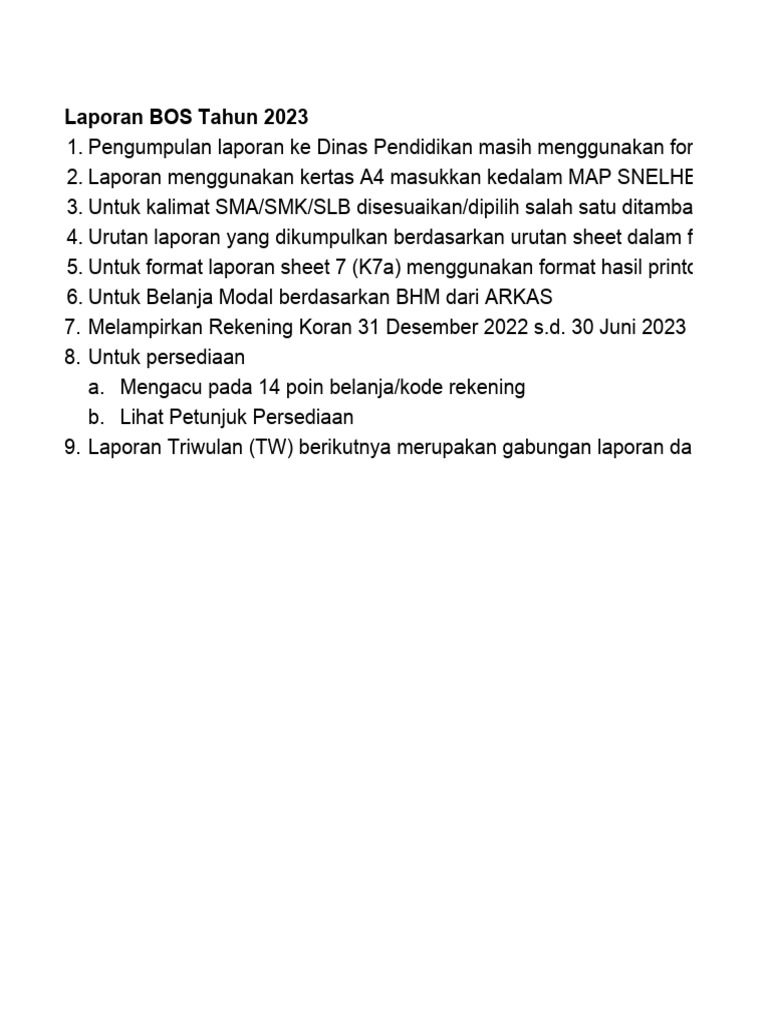 Format Laporan TW IV 2023 | PDF | Pengelolaan Keuangan & Uang