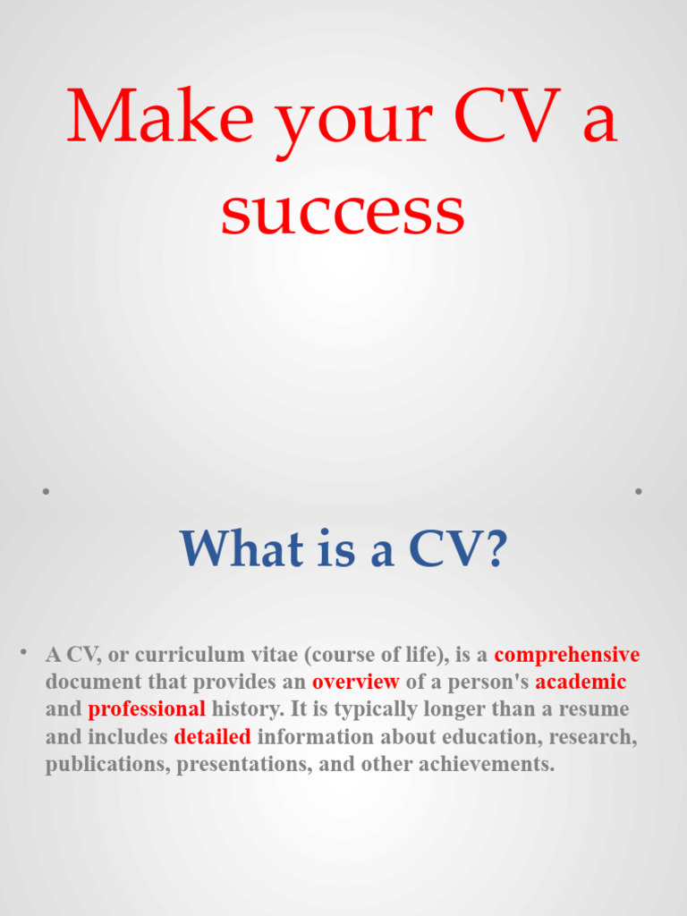 CV Writing | PDF | Résumé