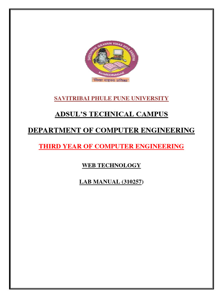 WT Lab Manual | PDF | Html | Html Element WT Lab Manual | PDF | Html | Html Element
