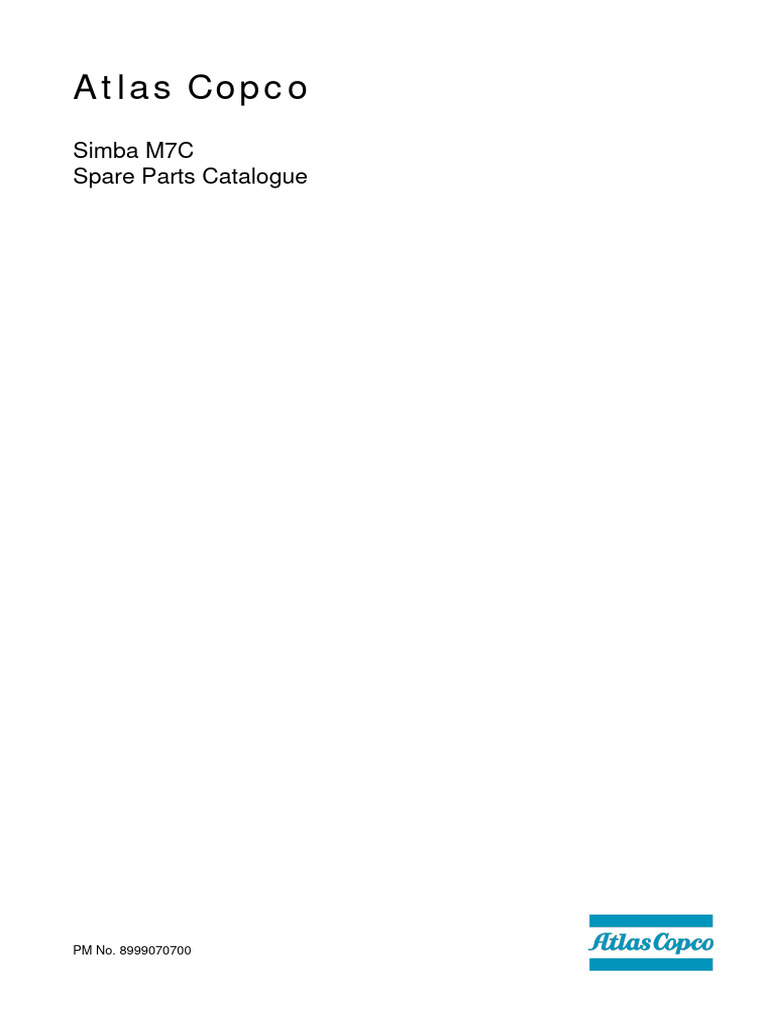 8999 0707 00 Spare Parts Catalogue - Simca m7c | PDF