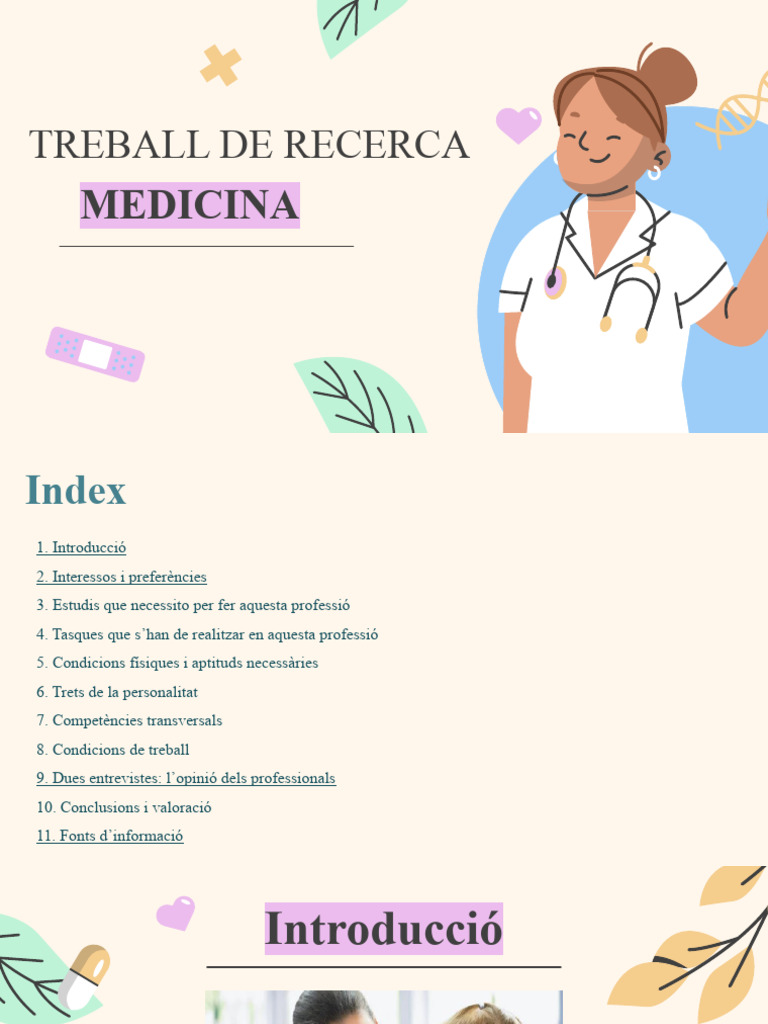 Treball de Recerca - Medicina | PDF
