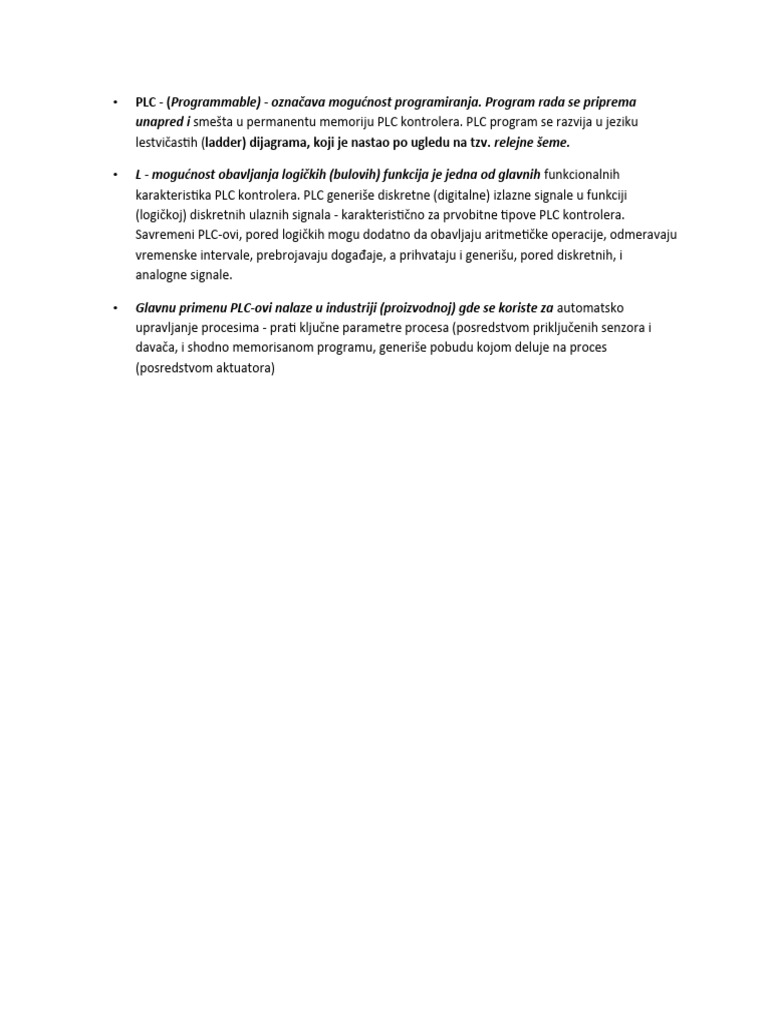 PLC Sta Znači | PDF