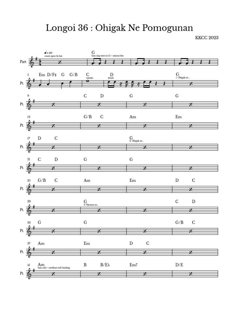 Longoi 36 - Ohigak Ne Pomogunan | PDF | Musical Instruments | Musical Forms