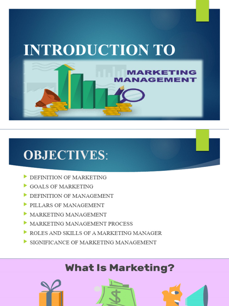 Chapter 1-Overview of Marketing Management | PDF | Marketing | Marketing Strategy