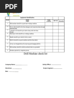 Portable Grinder-Pre Inspection Checklist | PDF | Personal Protective ...