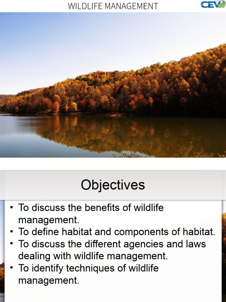 Wildlife Management Overview and Techniques | PDF | United States Fish ...