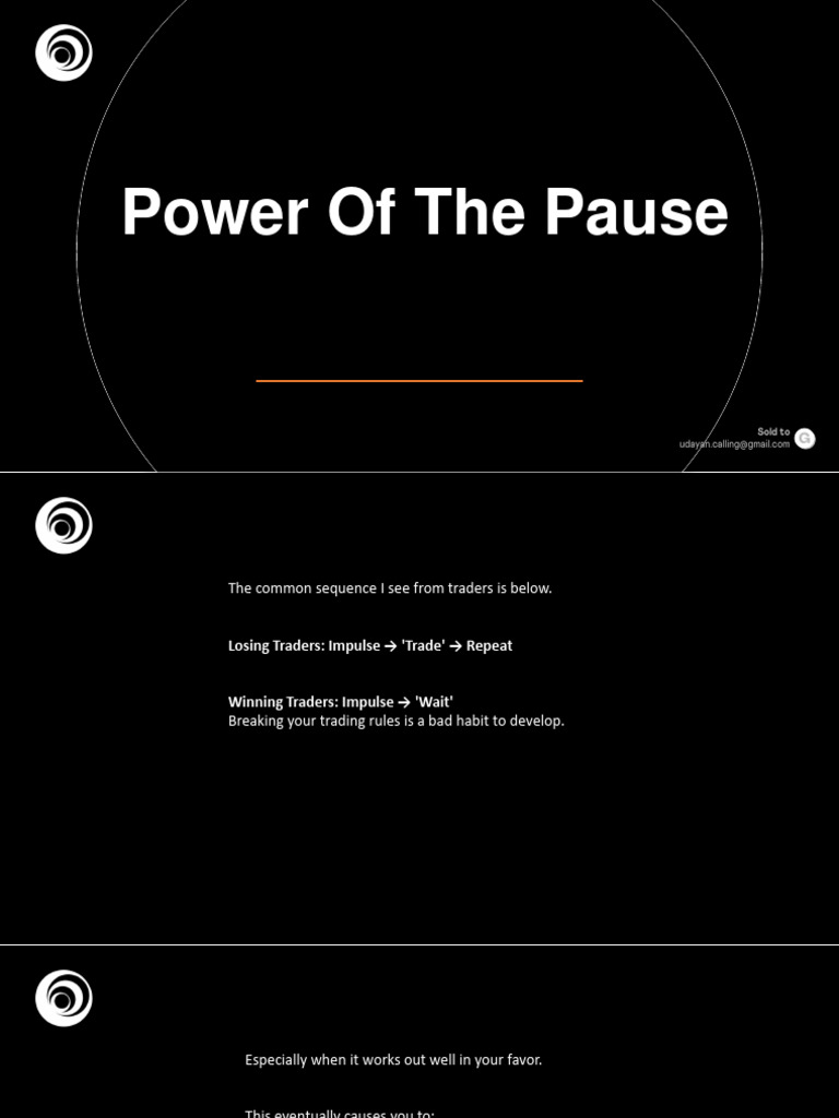 Power of The Pause | PDF | Psychological Concepts | Psychology