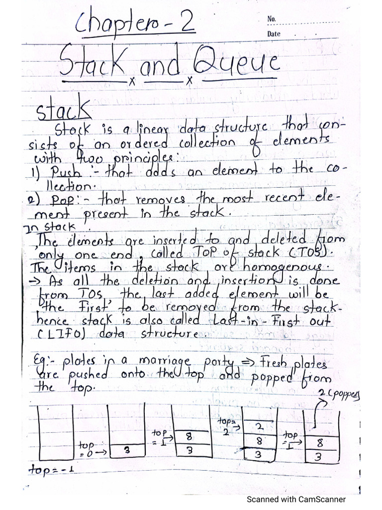 Chapter 2 Stack and Queue | PDF