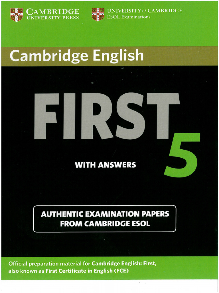 Fce 5 With Answers | PDF