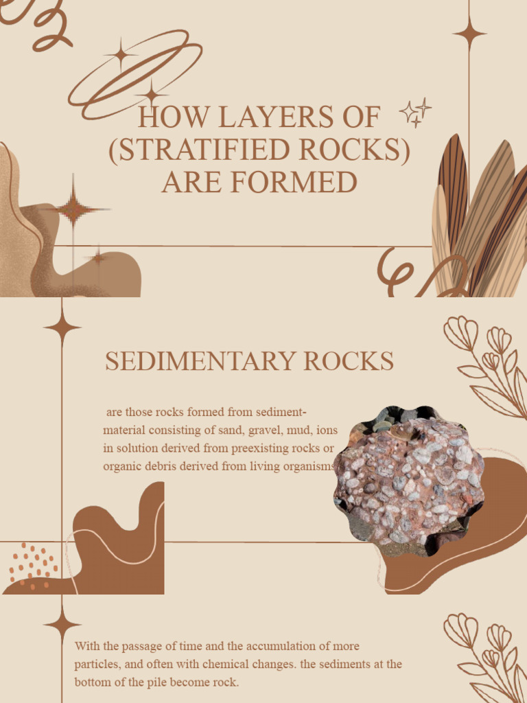 How Layers of (Stratified Rocks) Are Formed | PDF