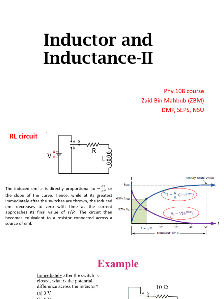 Inductor_Inductance_II | PDF | Inductor | Capacitor