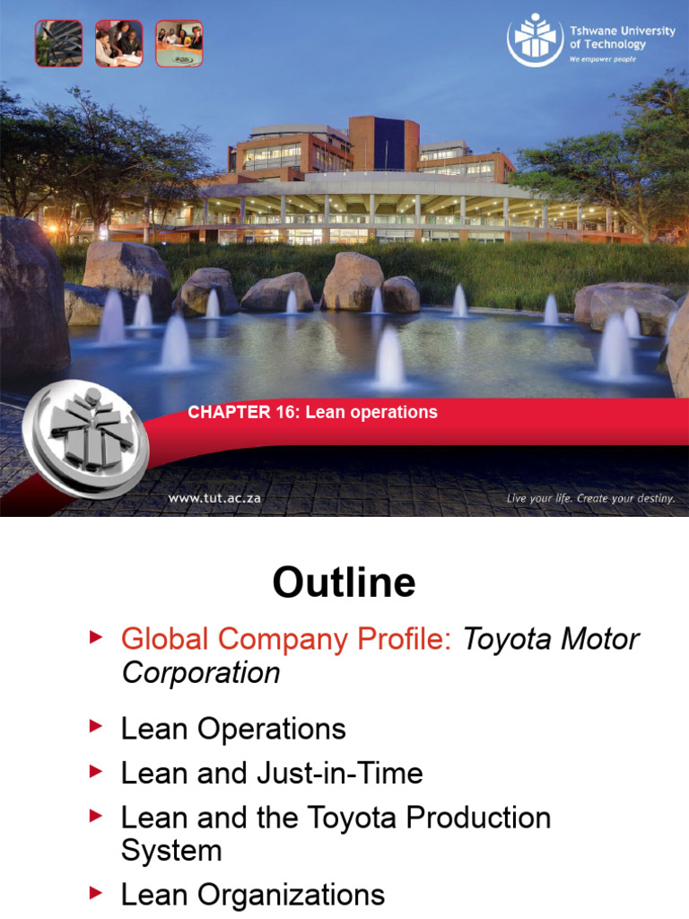 Chapter 16 - Lean Operations-3 | PDF | Lean Manufacturing | Secondary Sector Of The Economy