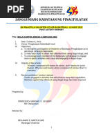 Activity Design - Anti-Drug Abuse Campaign1 | PDF | Substance Abuse ...