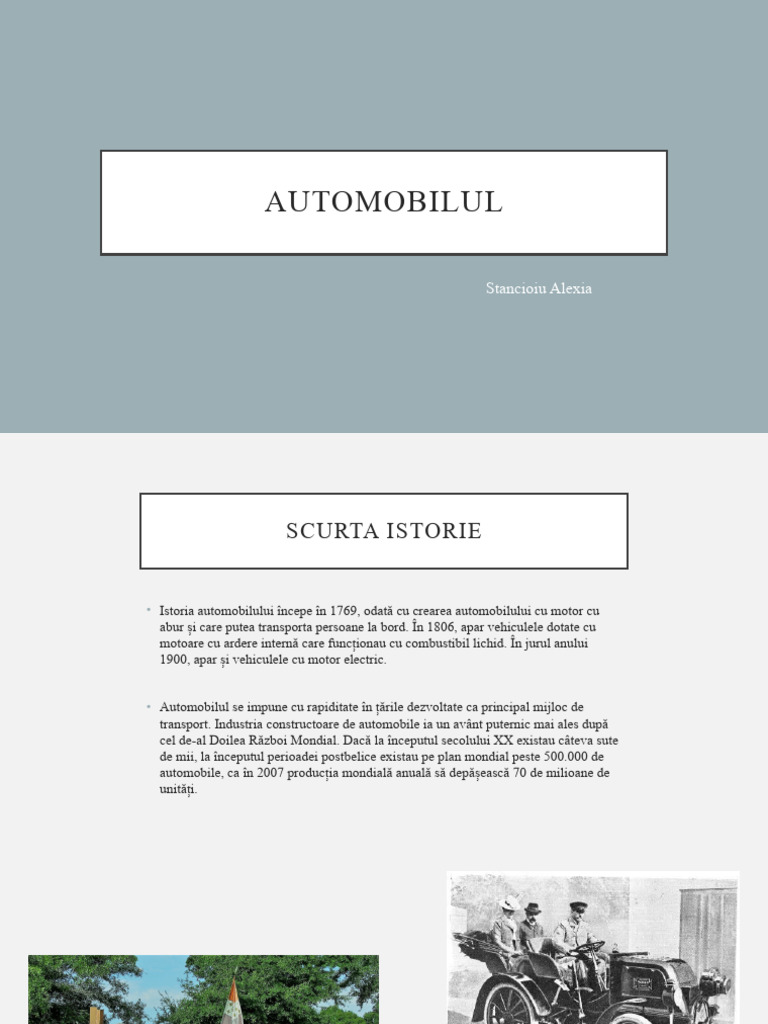 AUTOMOBILUL | PDF
