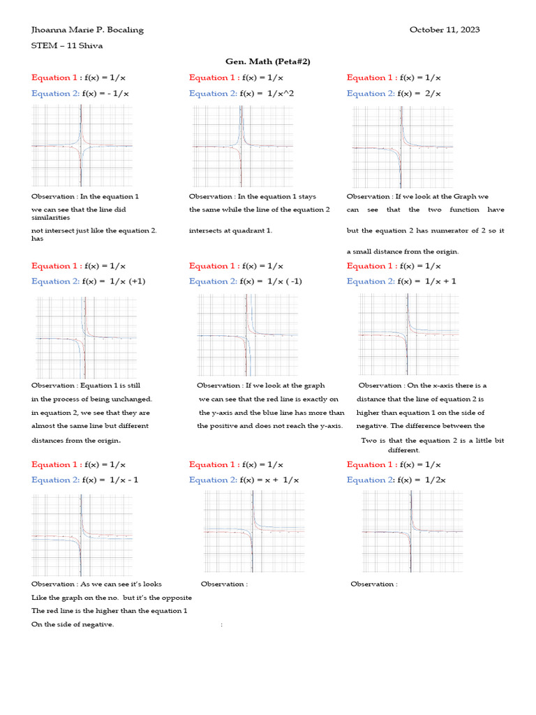 Graphing | PDF | Cartesian Coordinate System | Mathematics