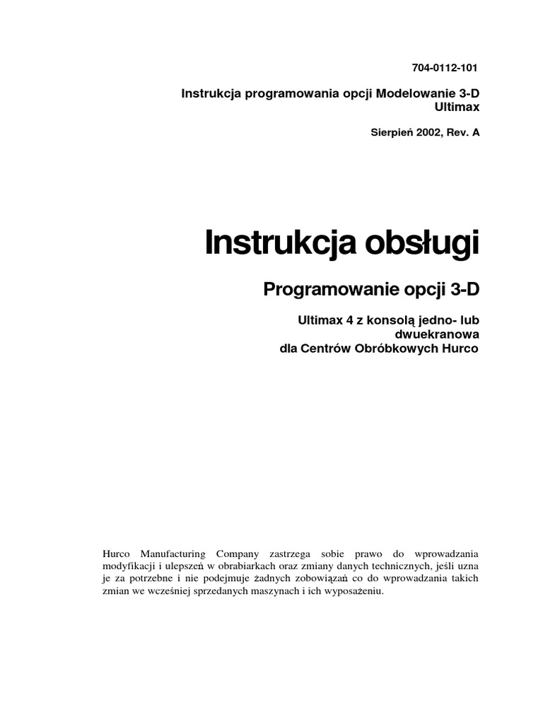 Programowanie 3 D | PDF