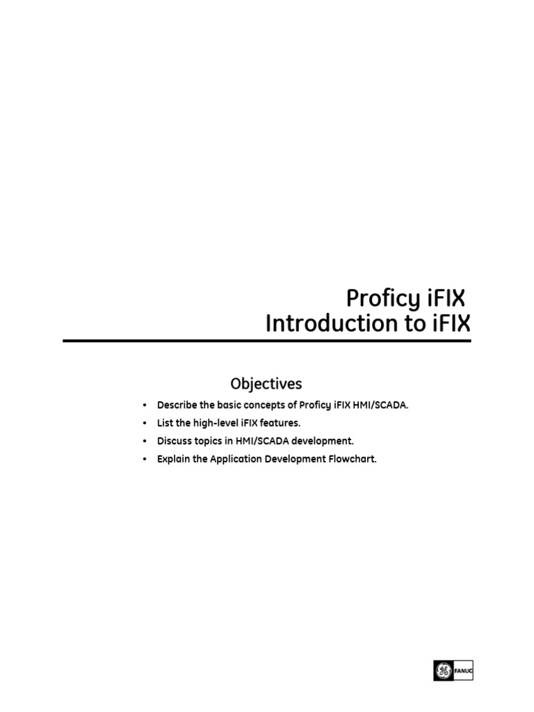 Overview of Proficy iFIX HMI/SCADA | PDF | Scada | Client–Server Model