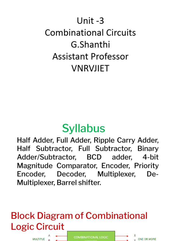 Unit 3 Pdf Binary Coded Decimal Digital Electronics