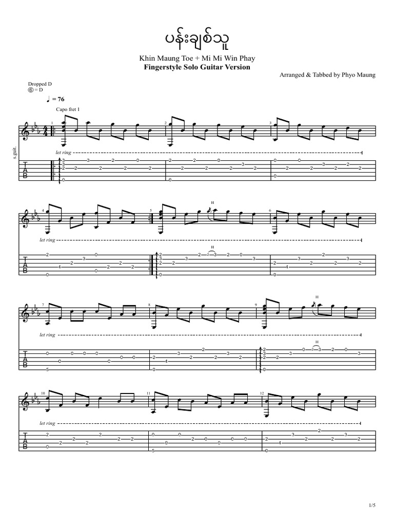 Pan Chit Thu | PDF | Chordophones | Necked Lutes