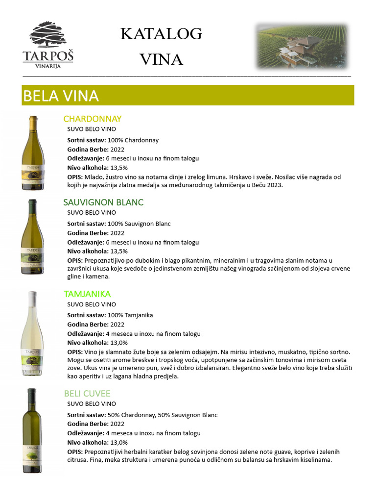 Opis Vina | PDF