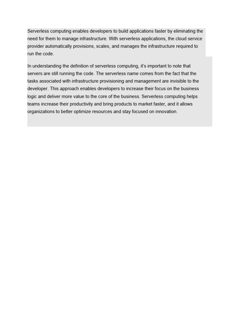 Serverless Computing | PDF