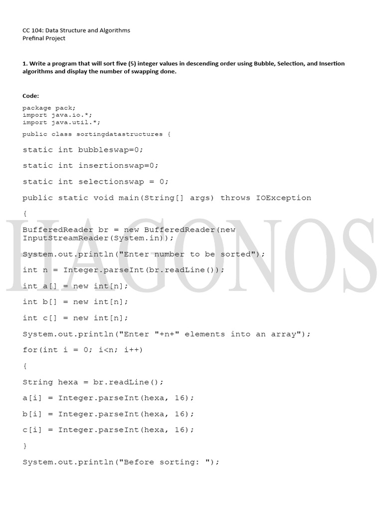 CC 104-Project - Final | PDF | Computer Programming | Computer Data CC 104-Project - Final | PDF | Computer Programming | Computer Data