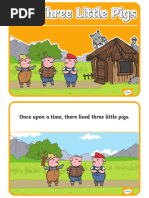 The Three Little Pigs Play Script | PDF