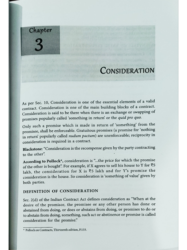 CH 3 Consideration | PDF