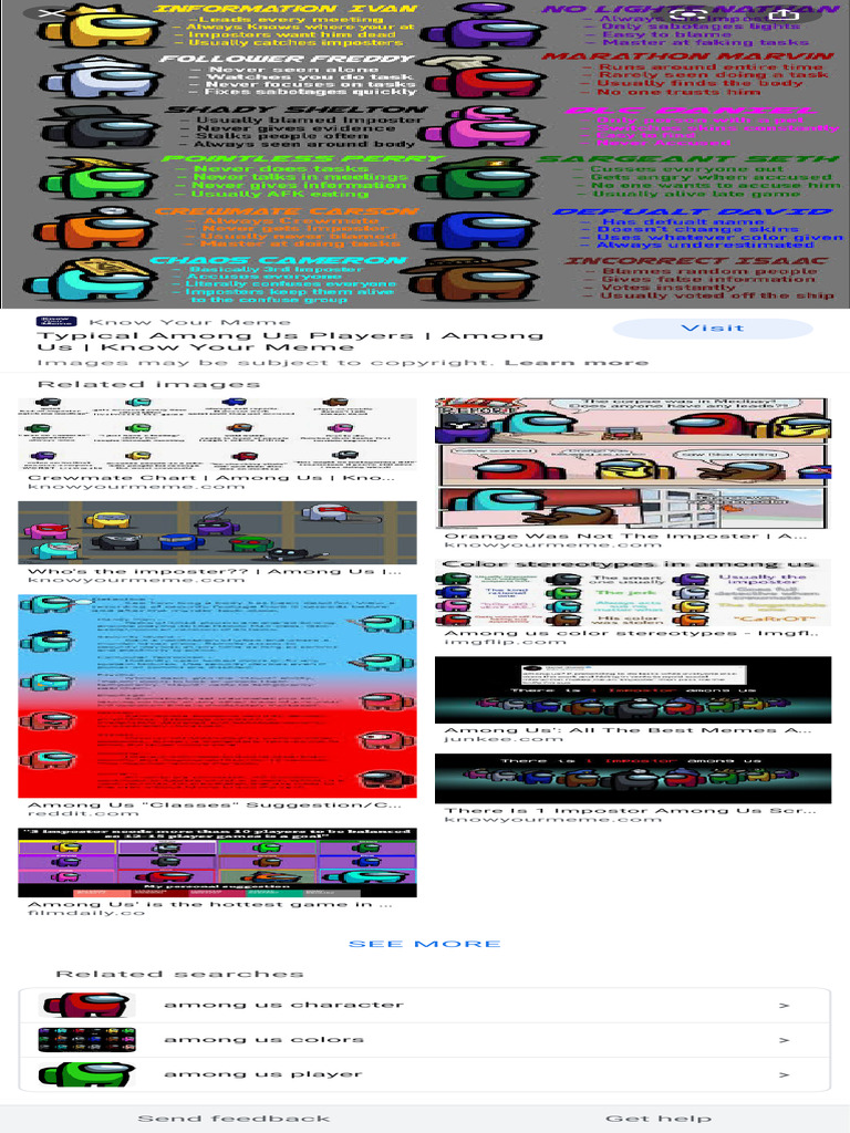 Among Us Full Body Inposter - Google Search | PDF