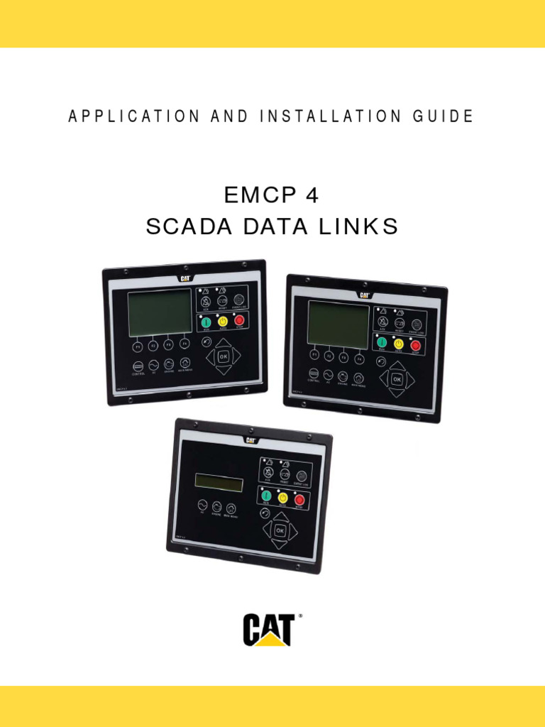 Lebe0010-01 - Emcp4 Scada Data Link | PDF | Computer Network | Scada