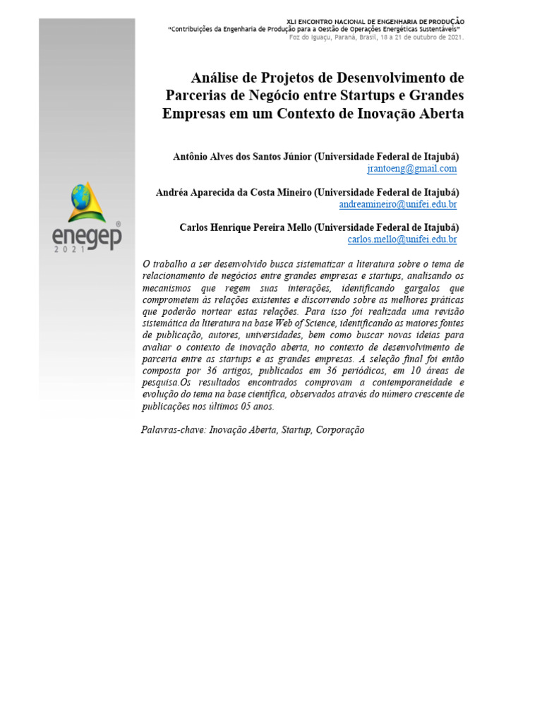 01 - TN - STO - 358 - 1846 - 41994 - ENEGEP21 - Antonio JR | PDF ...