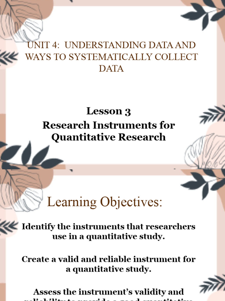 Week 14 Unit 5 Lesson 1 3 | PDF | Survey Methodology | Statistics