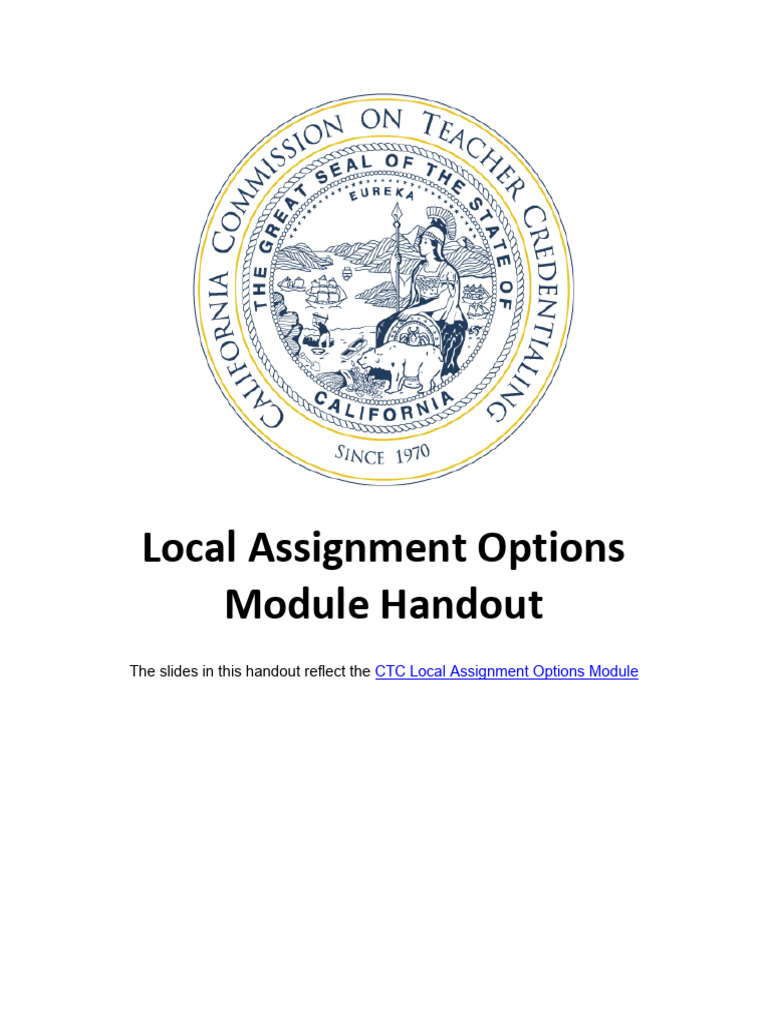 Lao Module Handout | PDF | Teachers | Educational Stages