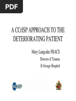 CCRISP Programme | PDF | Intensive Care Medicine | Surgery