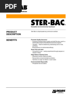 Ster-Bac - Catalog Sheet (US-EPA) | PDF | Disinfectant | Water