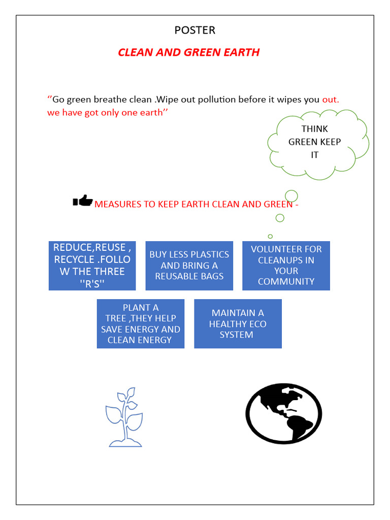 Clean and Green Earth | PDF