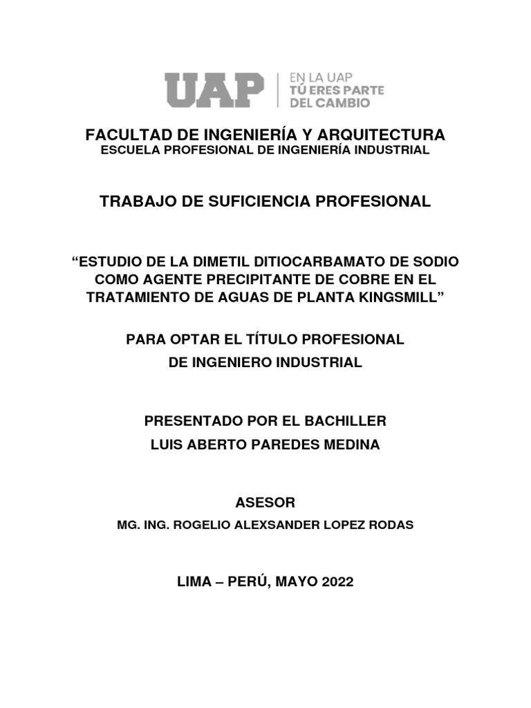 TSP 25759912 | PDF | Minería | Agua