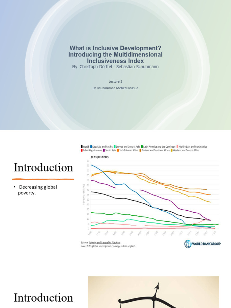 Lecture 3, SEM-1, 2023, Inclusive | PDF | Human Development Index ...