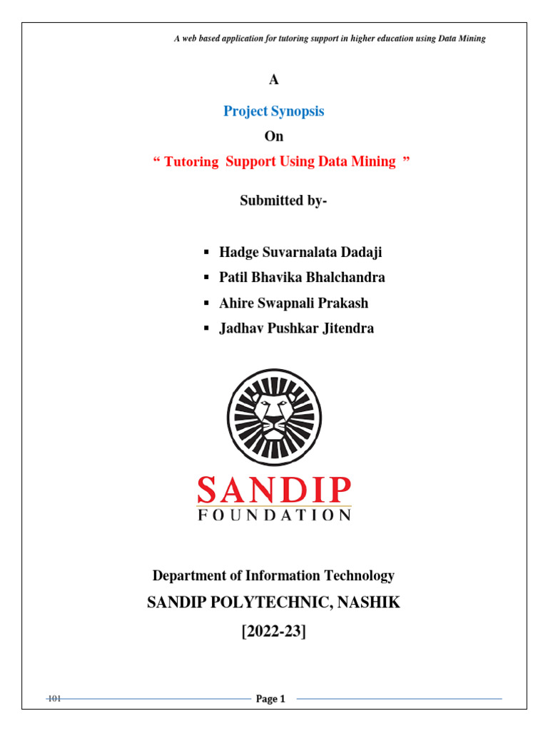 Sandip Data Mining | PDF