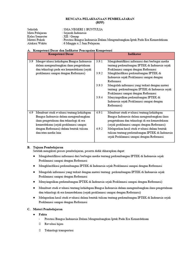 Sejindo 12 RPP 3.9 | PDF | Ilmu Sosial | Seni