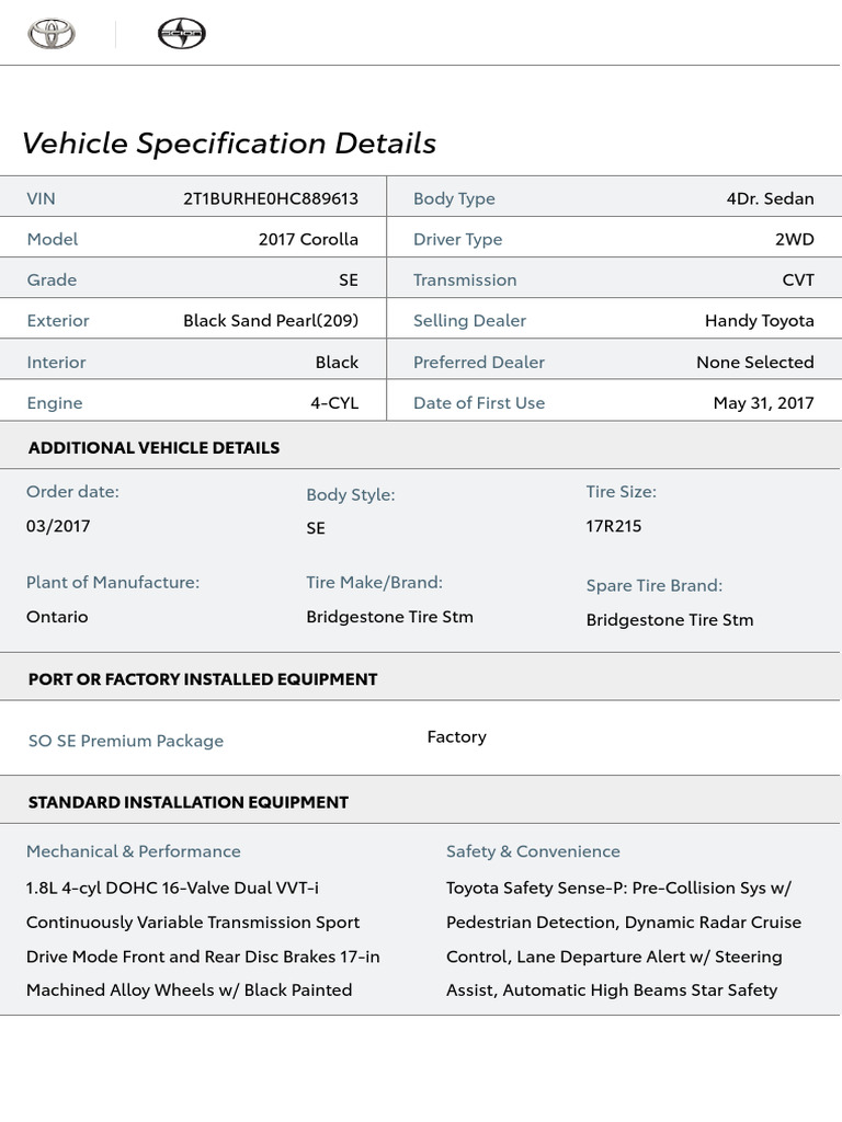Sitemapcdatahttpthereferenznetcorolla S 2017 Specs