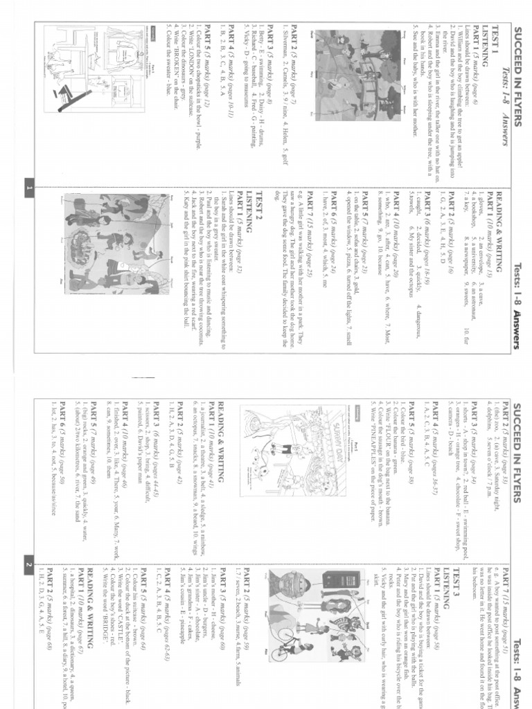 Answers Booklet | PDF
