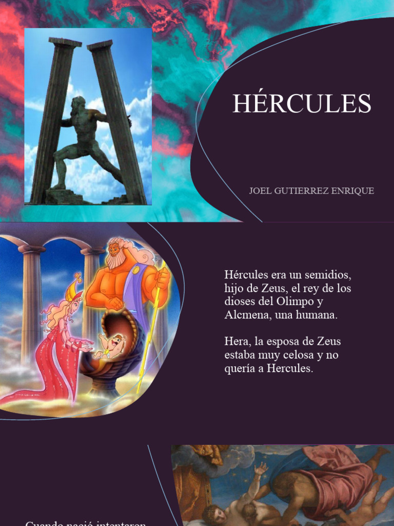 Trabajo Escolar 5º - Los Doce Trabajos de Hércules | PDF | Zeus ...