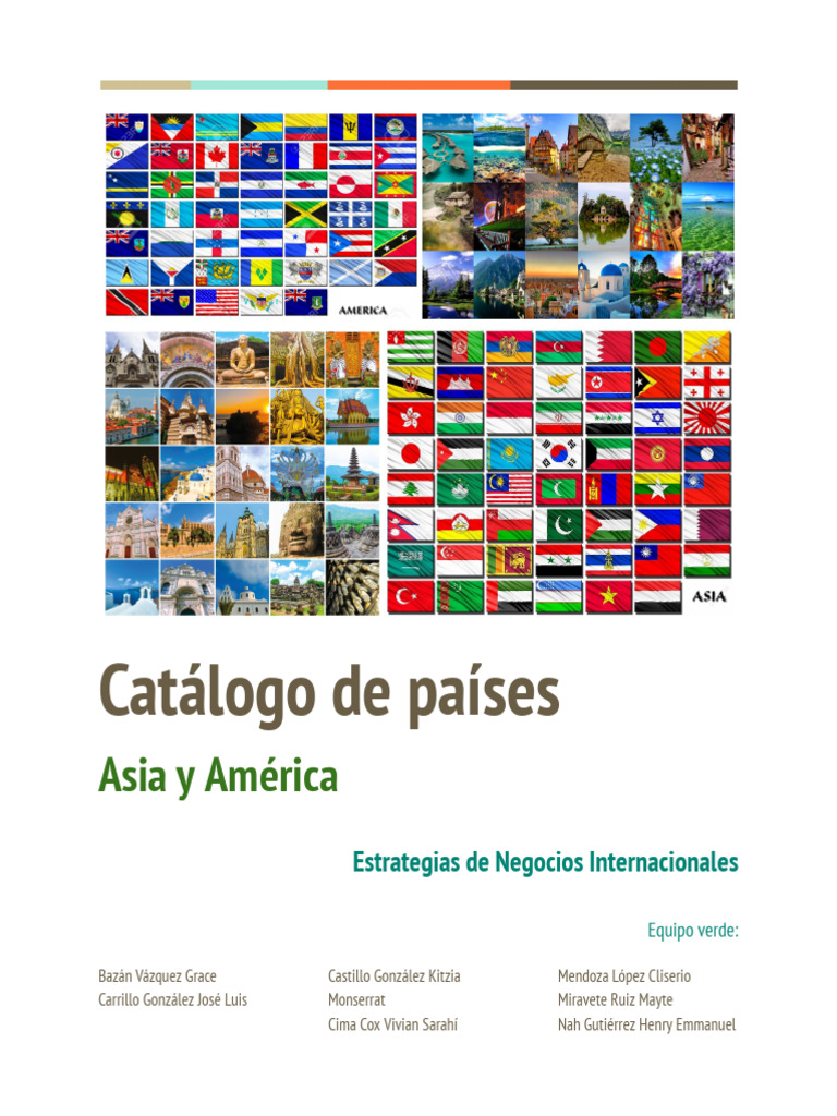Equipo Verde - Catálogo de Países | PDF