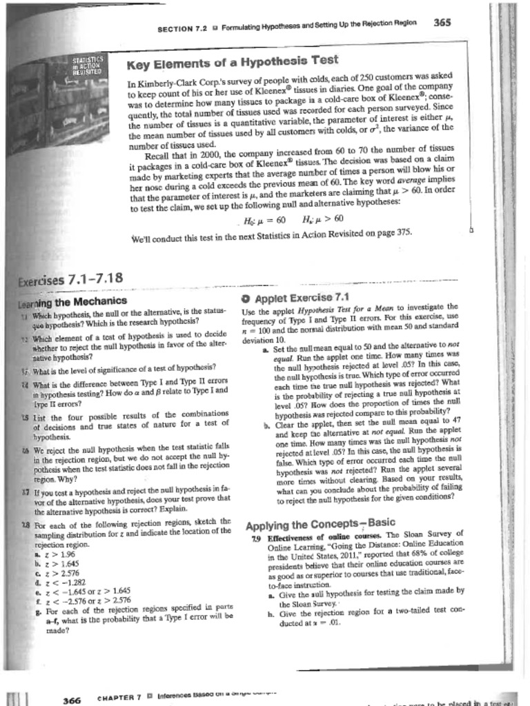 Chapter7 Exercises | PDF