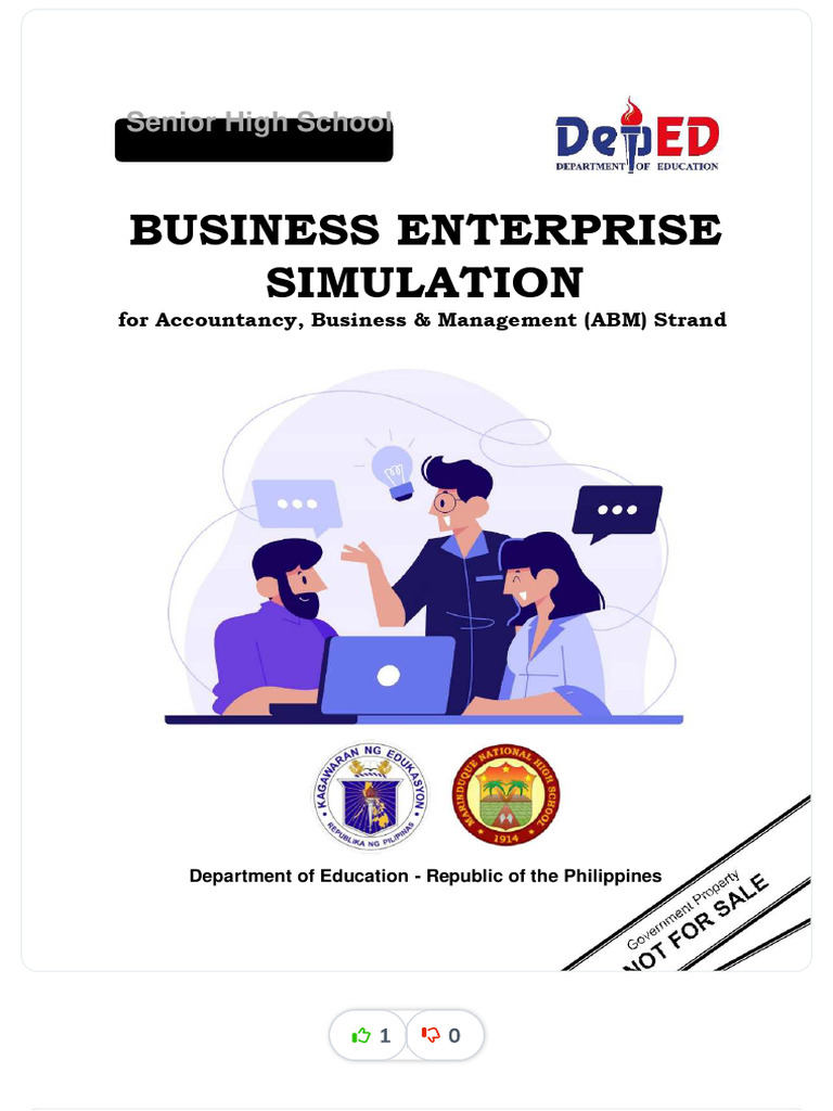 Business Enterprise Simulation Module - Compress | PDF | Business Plan ...